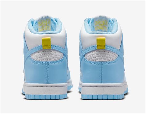 Nike Dunk High Blue Chill Amarillo Dd1399 401 Release Date Sbd