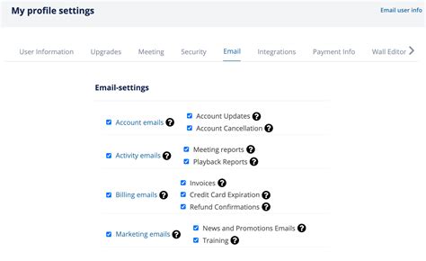 Account Emails Changes To Basic Account Information