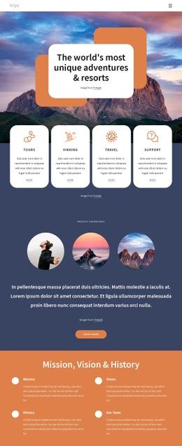 Gallery With Azure Beaches Css Template