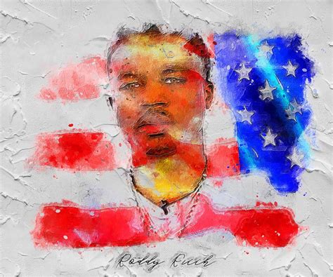 Celebrity Roddy Ricch Painting By Rosie Boehm Fine Art America