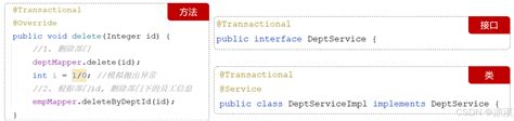 SpringBootWeb 事务 AOPday spring web 事务处理 CSDN博客