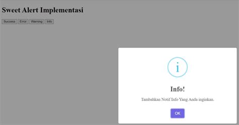 Memahami Dasar Penggunaan Dan Instalasi Sweet Alert Dalam Laravel Baraja Coding