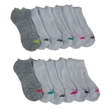 Avia Womens Performance Cushion No Show Socks 10 Pack