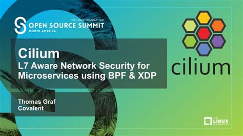 Cilium Network Security For Microservices Ppt