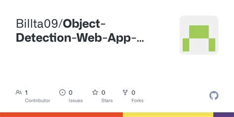github billta09 object detection web app part 2