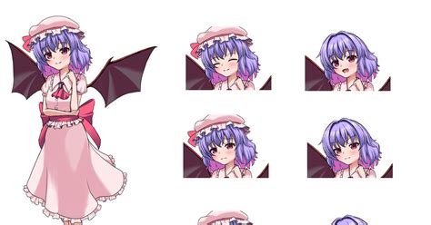 東方project 【フリー素材】レミリア・スカーレット 立ち絵 ごましろのイラスト Pixiv