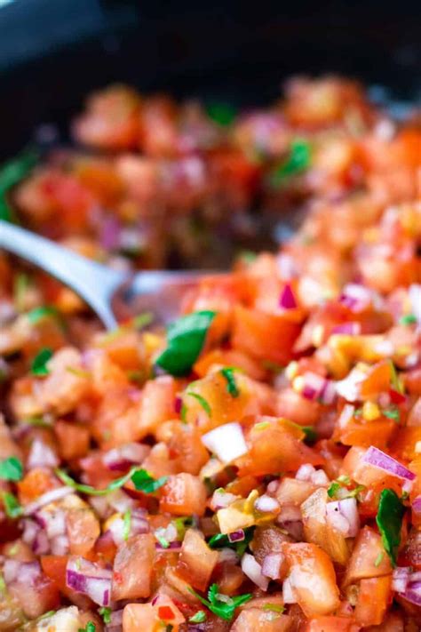 Easy Homemade Pico De Gallo Salsa Always Use Butter