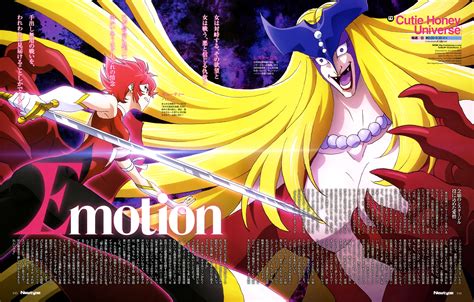 Cutie Honey And Sister Jill Newtype And 2 More Drawn By Iseki