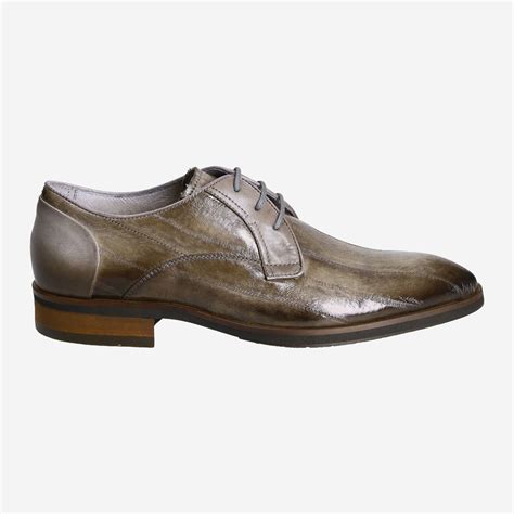Lorenzi 9854 Lace Up Shoes In Gray Buy Online