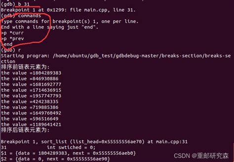 GDB调试大全 CSDN博客