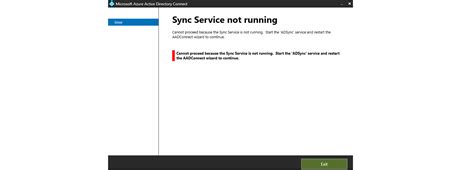 Azure Ad Connect Sync Service Not Running Hatasının Çözümü Vmware