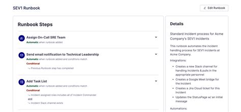 Runbook Basics Firehydrant