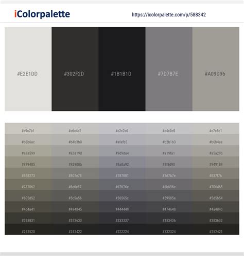 1163 Black And Dark Gray Color Palettes And Gradient Ideas Icolorpalette