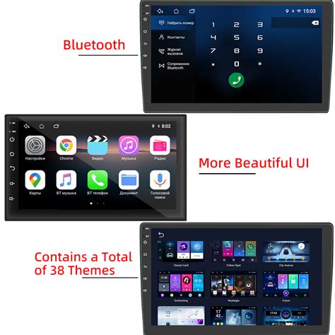 Hippcron Carro Multimídia Carplay Android Reprodutor De Vídeo 1 Din 79 Polegadas Bluetooth Gps