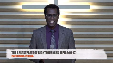 Breastplate Of Righteousness Youtube