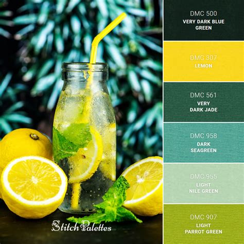 Electric Lemon Green Colour Palette Color Schemes Colour Palettes
