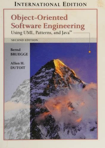 Object Oriented Software Engineering By Bernd Bruegge Open Library