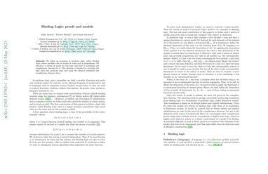 Binding Logic Proofs And Models Papers With Code
