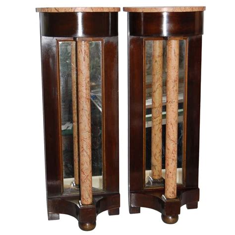 Regency Style Brass And Glass Demilune Console At 1stdibs