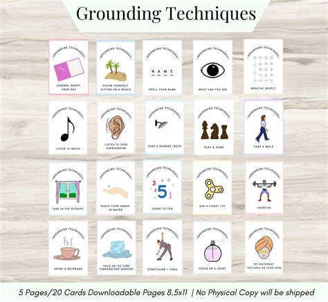 Grounding Techniques Therapy Techniques Mindful Meditation Grounding Exercises Energy