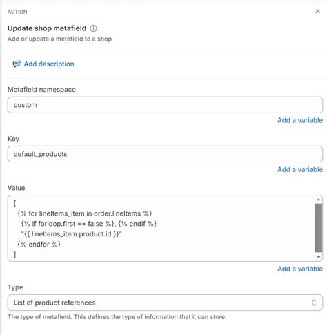 Shopify Flowでproduct Listのshop Metafieldを更新する Freks Blog