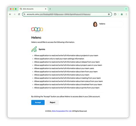 zoho sprints api document