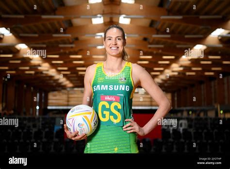 Diamonds Player Caitlin Bassett Poses For A Photo In Sydney Tuesday
