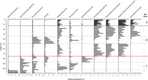 Biostratigraphy Fossil Diatoms Of A Sediment Core Collected In Gull Biostratigraphy Fossil Diatoms Of A Sediment Core Collected In Gull