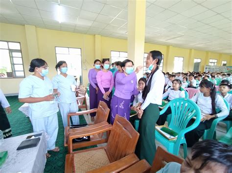 လက်ပံတန်း၌ မြို့နယ်အဆင့်ကျောင်းကျန်းမာရေး သီတင်းပတ်လှုပ်ရှားမှုအခမ