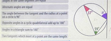Solved Angles In The Same Segment Are Equal Alternate Angles Are Equal