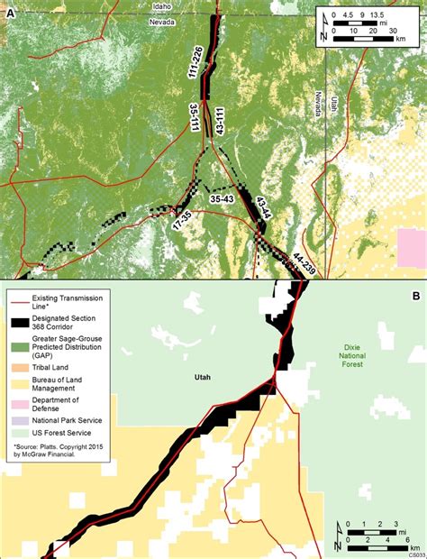 Examples Of Corridor Resource And Spacing Concerns A Greater