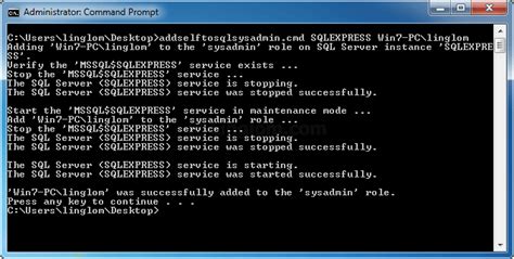 take ownership of sql server 2008 express