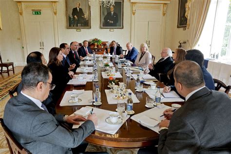 Meeting Of The Group Of Arab Ambassadors Including Ambassador Mohammed