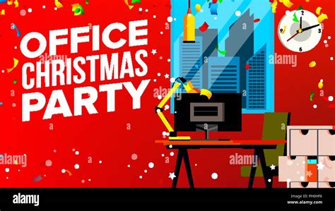 Christmas Office Party Background