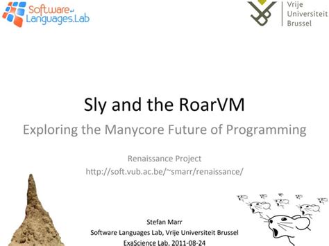 sly and the roarvm exploring the manycore future of programming ppt