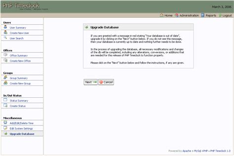 php timeclock
