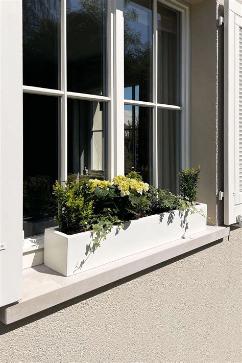 Vivanno Pflanzkasten Flobo 100 cm x 17 cm x 15 cm Weiß kaufen bei OBI