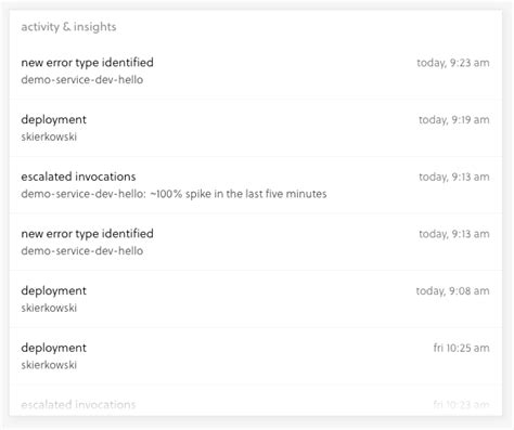 Serverless Framework Enterprise 090 Error Insights