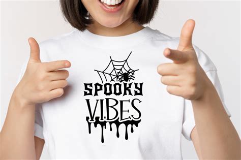 Spooky Vibeshalloween Svg Vector Graphic By Uttam Das · Creative Fabrica
