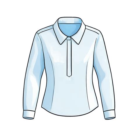 Ai Generated Blouse Hand Drawn Cartoon Style Illustration 42051570 Png