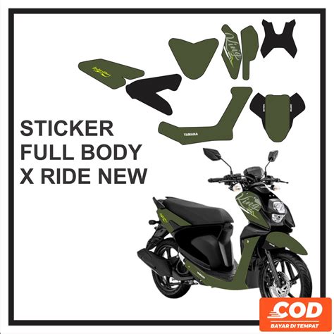 Jual Stiker X Ride Decal Motor Yamaha Xride FullBody Sticker X Ride 125
