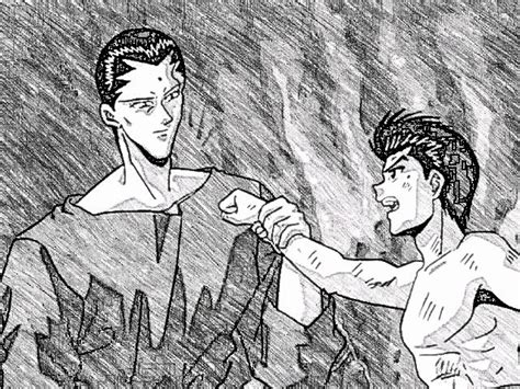 Yusuke Vs Sensui Sketch By Kakarotuzumaki20 On Deviantart