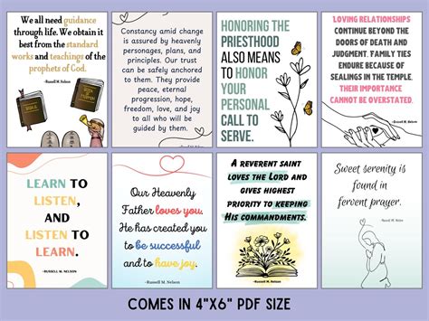 Lds Quotes By President Nelson From General Conference Printable Lds