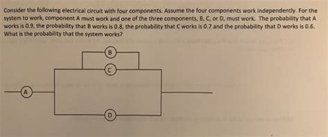 Solved Consider The Following Electrical Circuit With Four Chegg Com