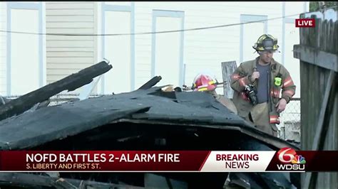 Nofd Battles 2 Alarm Fire
