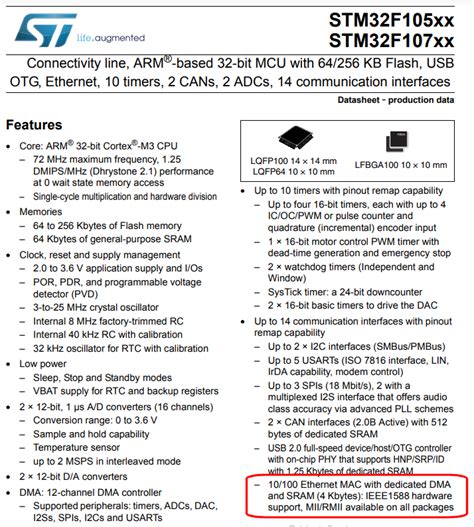 Solved Does The Stm32f107rbt6 Need An Os To Use The Ether