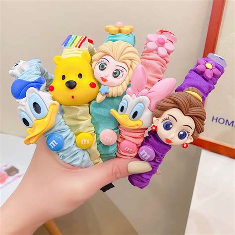Disney Nueva Princesa Elsa Diadema Moda Dibujos Animados Anime Chica Linda Nieve Blanco Donald