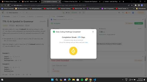 Day 279 Of 500daysofcode Solving 1 Problem From Leetcode Karthik J Posted On The Topic