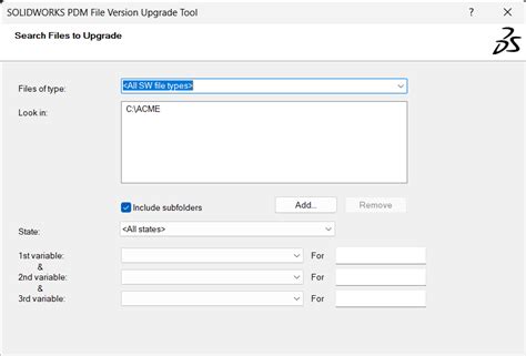 Solidworks Pdm File Version Upgrade Tool