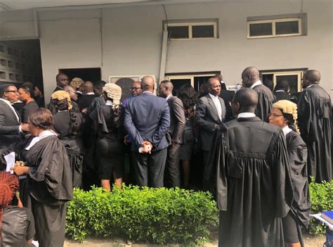 Nba President Paul Usoro Arrives Court For Arraignment On Money